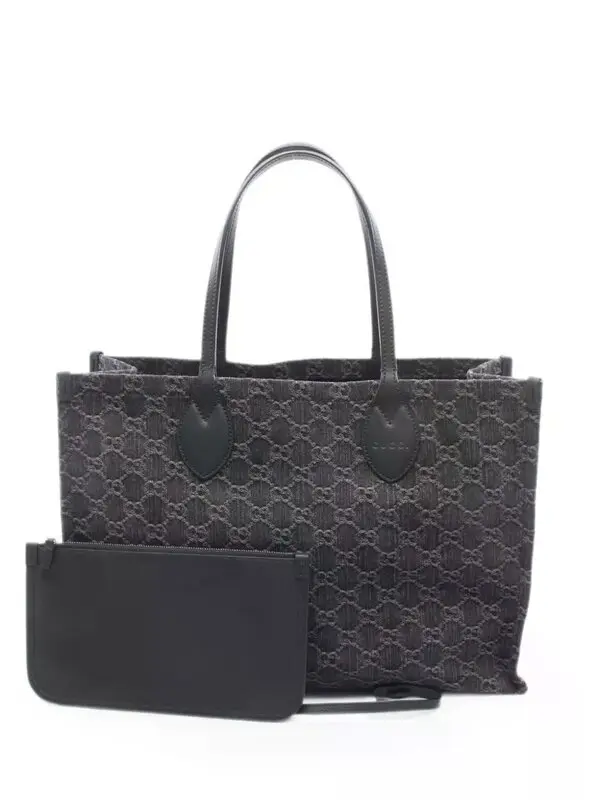Gucci Ophidia Gg Denim Tote Bag