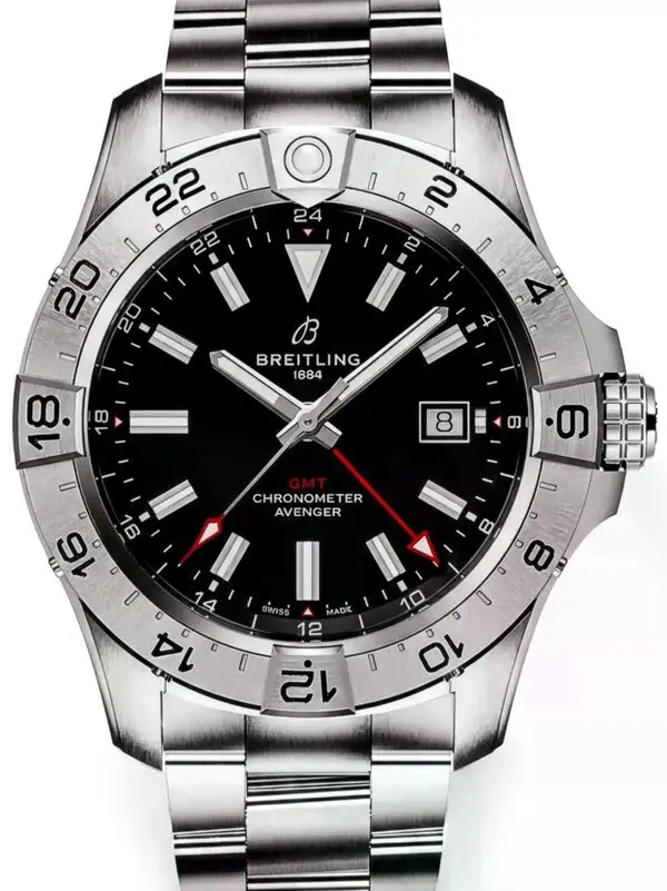 Breitling Avenger Gmt Watch - Black