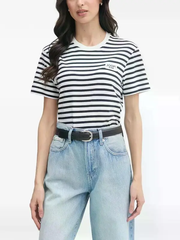 JOOP! Teele Striped Logo-patch T-shirt