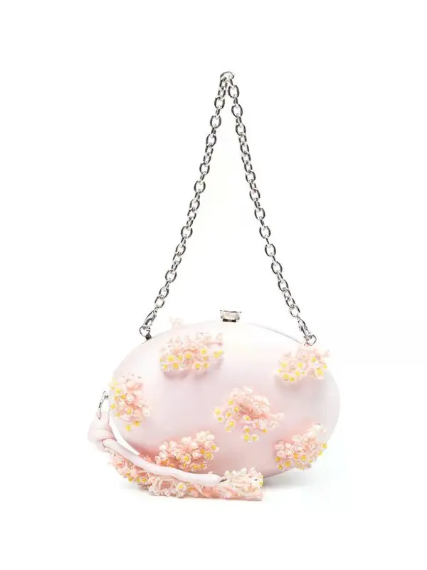 SELF-PORTRAIT Embellished Clutch Bag