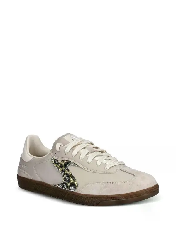Sketchers Hotshot Leopard-print Crystal-embellished Sneakers