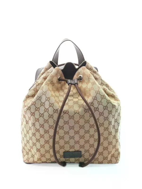 Gucci Gg Canvas Backpack