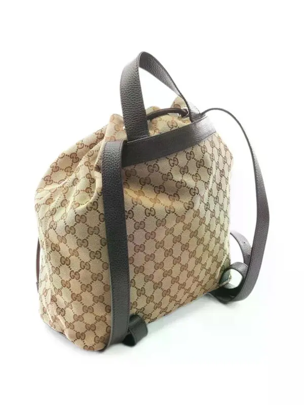 Gucci Gg Canvas Backpack