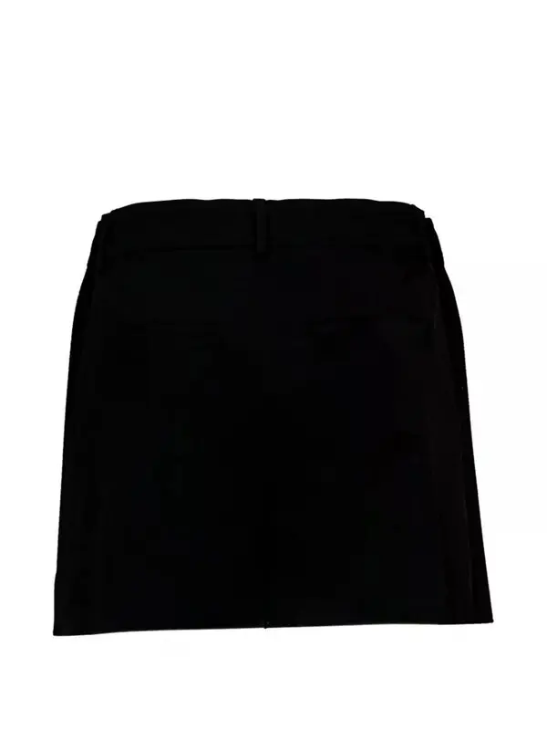 Sportmax Ottuso Panelled Twill Skorts - Black