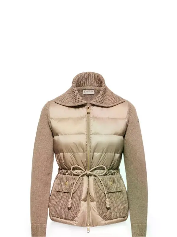 Moncler Quilted Drawstring-waist Cardigan