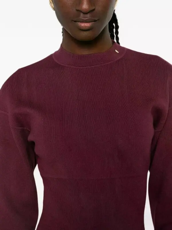 ANINE BING Ribbed-knit Mini Dress