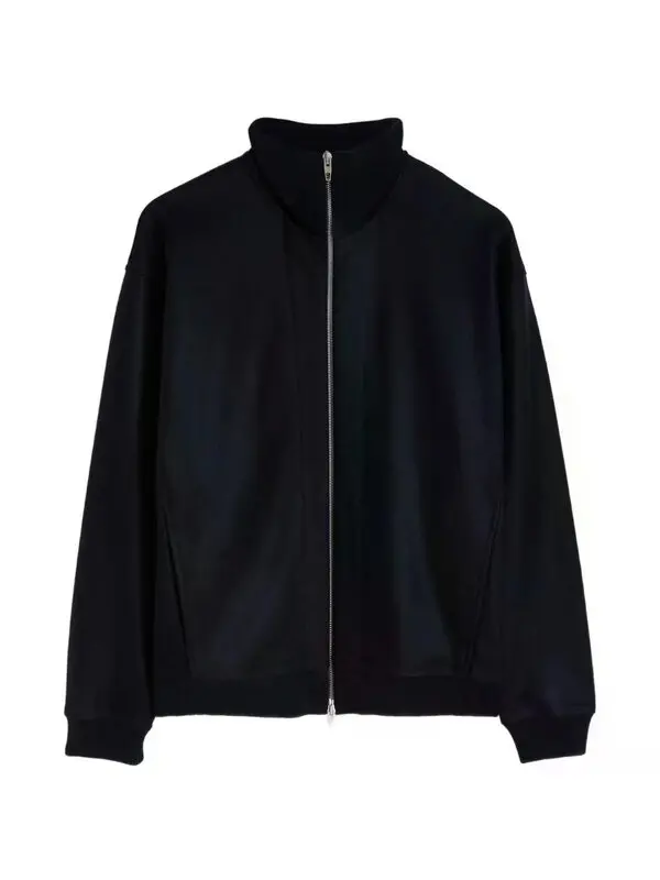 JIL SANDER Zip-up Wool Jacket - Blue
