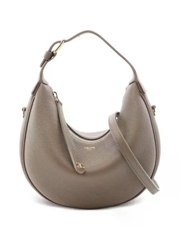 Celine Lulu Triomphe Two-way Handbag - Grey