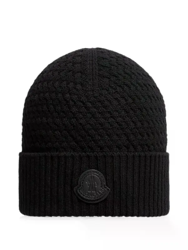 Moncler Logo-patch Beanie Hat