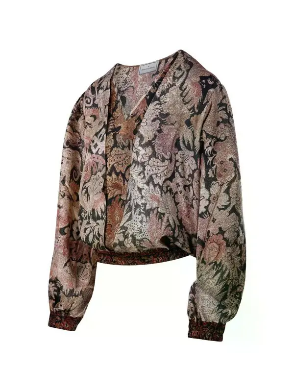 PIERRE-LOUIS MASCIA Aloes Floral-pattern Blouse