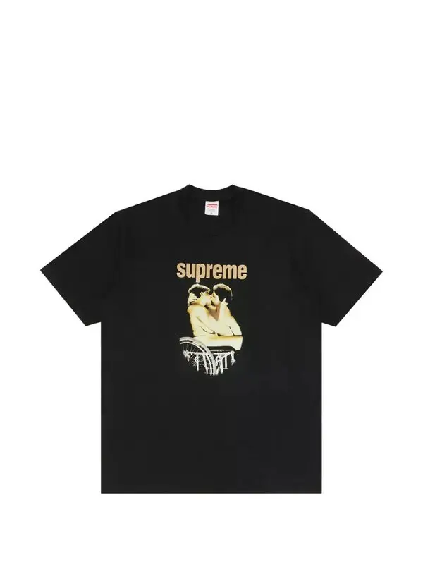 Supreme Kiss Graphic-print T-shirt - Black