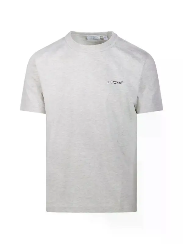 Off-White Bookish Short Sleeve T-shirt - Grey