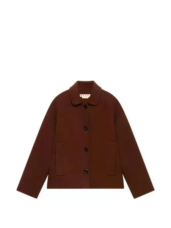 Marni Wool-cashmere Jacket - Brown