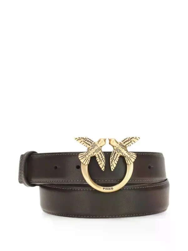 Pinko Love Birds Leather Belt