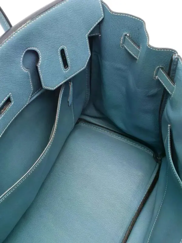 Hermès 2006 32 Haut À Courroies Tote Bag - Blue