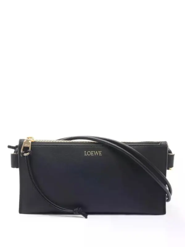 Loewe Hoya Pouch Shoulder Bag - Black