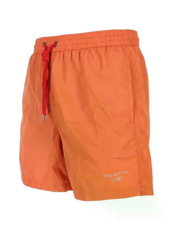BALLANTYNE Drawstring Logo-print Swim Shorts