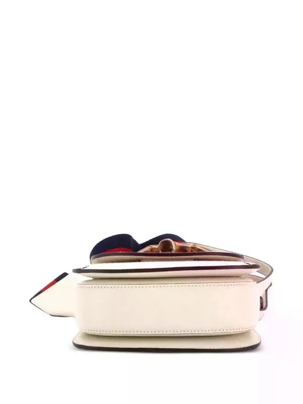 Gucci Bamboo 1947 Jumbo Gg Canvas Mini Crossbody Bag - Neutrals