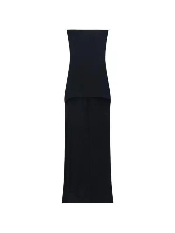 Alexander Wang Strapless High-low Asymmetrical Dress - Black