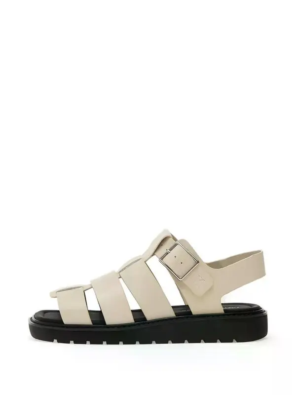 Calvin Klein Leather Flat Sandals