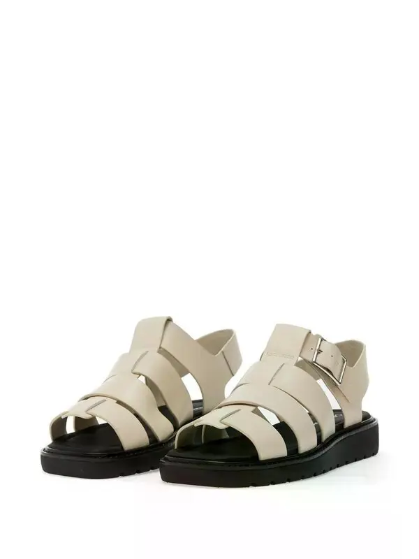 Calvin Klein Leather Flat Sandals