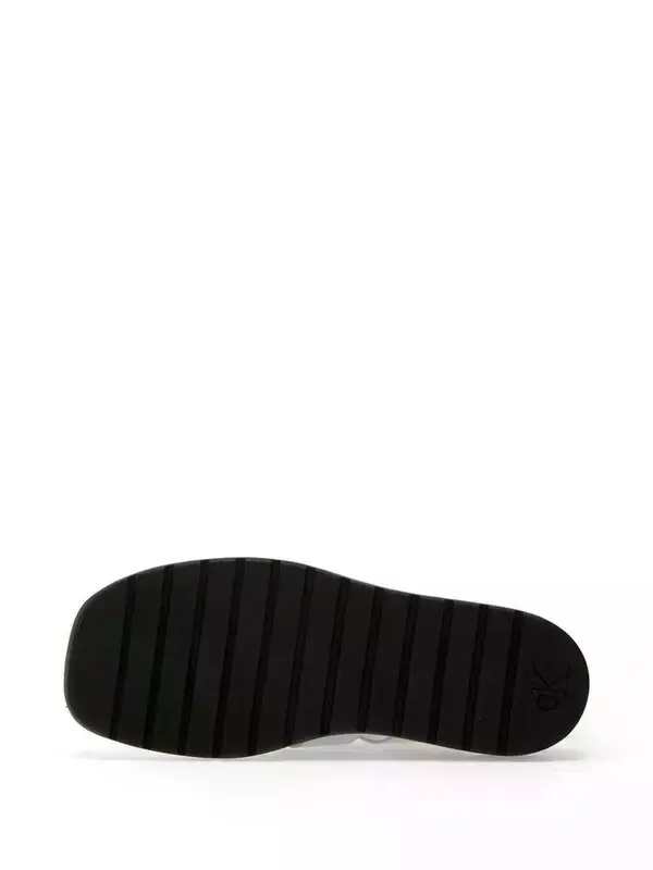 Calvin Klein Leather Flat Sandals