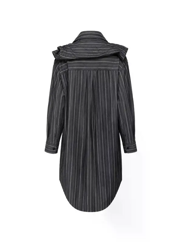 Y/project Striped Pinstripe Shirt Maxi Dress