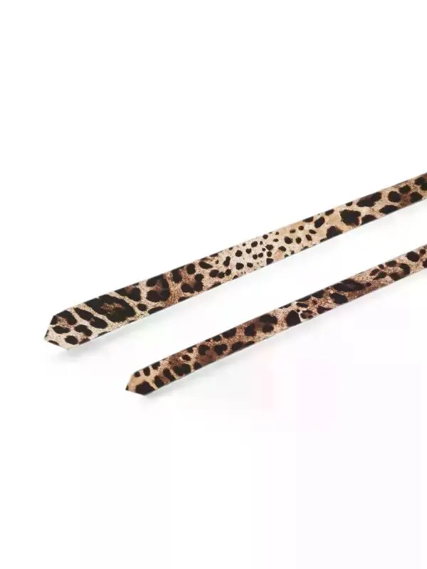 Dolce & Gabbana Leo-print Silk Twill Tie