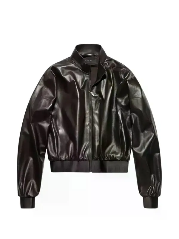 Gucci Zip-up Bomber Jacket - Brown