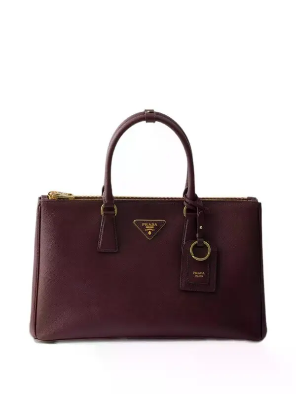 Prada Galleria Large Saffiano Leather Bag - Red