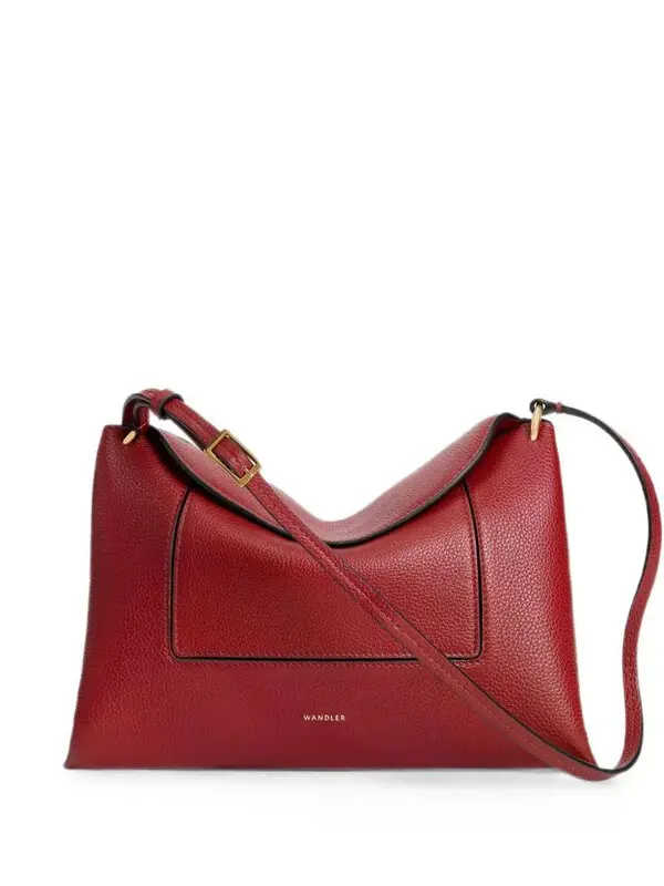 WANDLER Penelope Grainy Cross Body Bag - Red