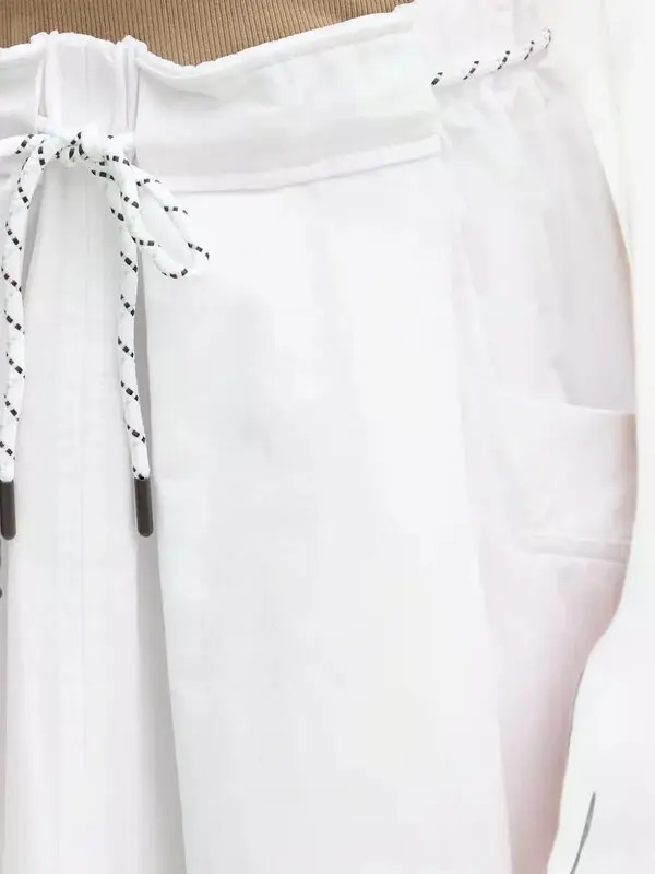 BENETTON Drawstring-waist Pocketed Midi Skirt