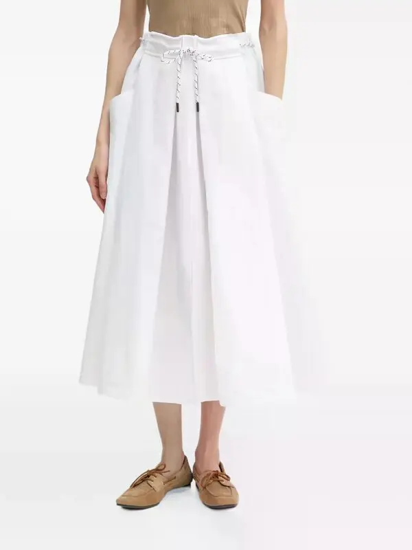 BENETTON Midi Skirt With Drawstring Waist