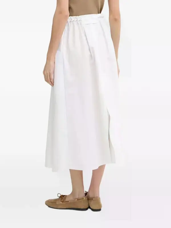 BENETTON Midi Skirt With Drawstring Waist