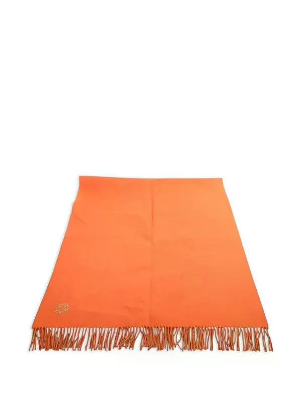 Hermès Fringed Cashmere Scarf