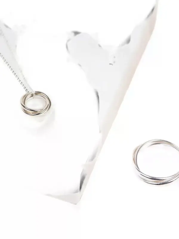AUREE JEWELLERY Knightsbridge Russian Wedding Ring Necklace