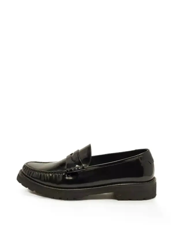 Saint Laurent Le Penny Leather Loafers