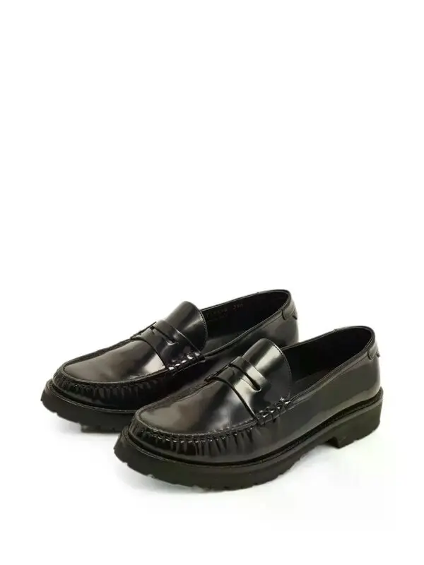 Saint Laurent Le Penny Leather Loafers