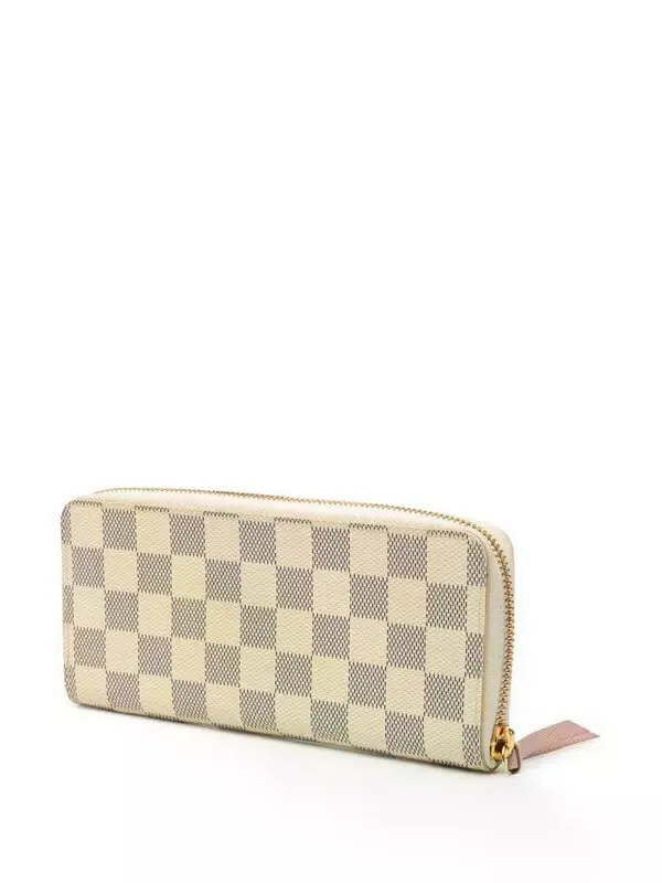 LOUIS VUITTON 2019 Damier Azur Zippy Wallet Long Wallets