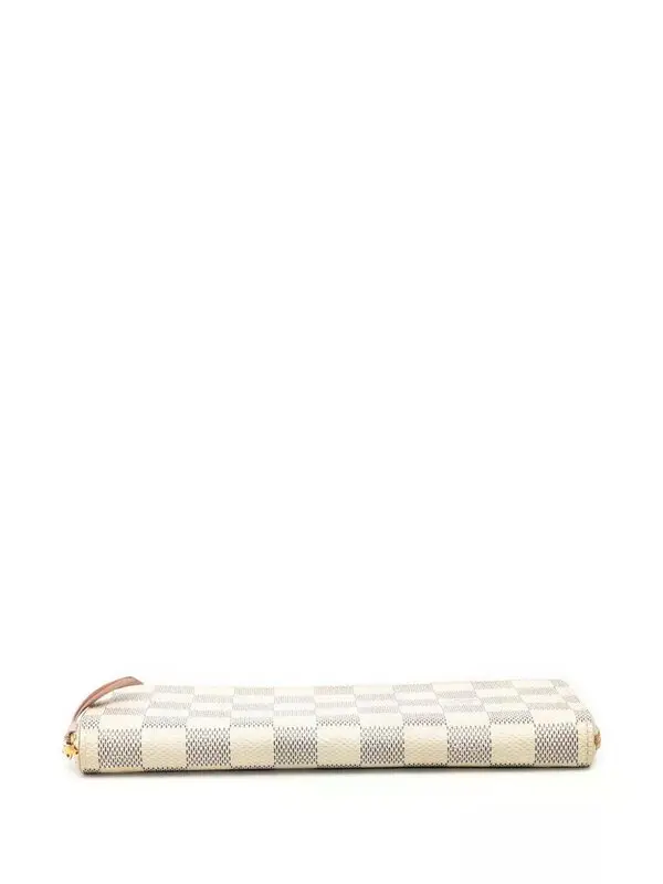 LOUIS VUITTON 2019 Damier Azur Zippy Wallet Long Wallets