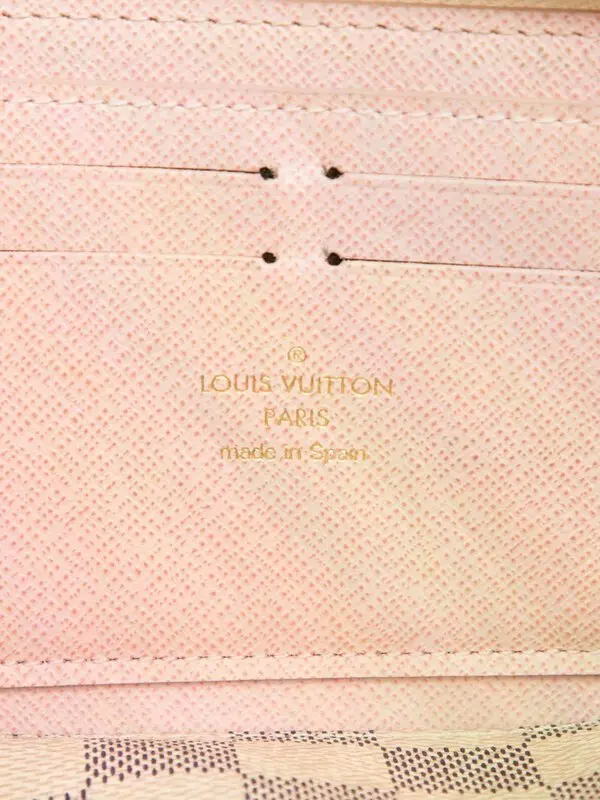 LOUIS VUITTON 2019 Damier Azur Zippy Wallet Long Wallets