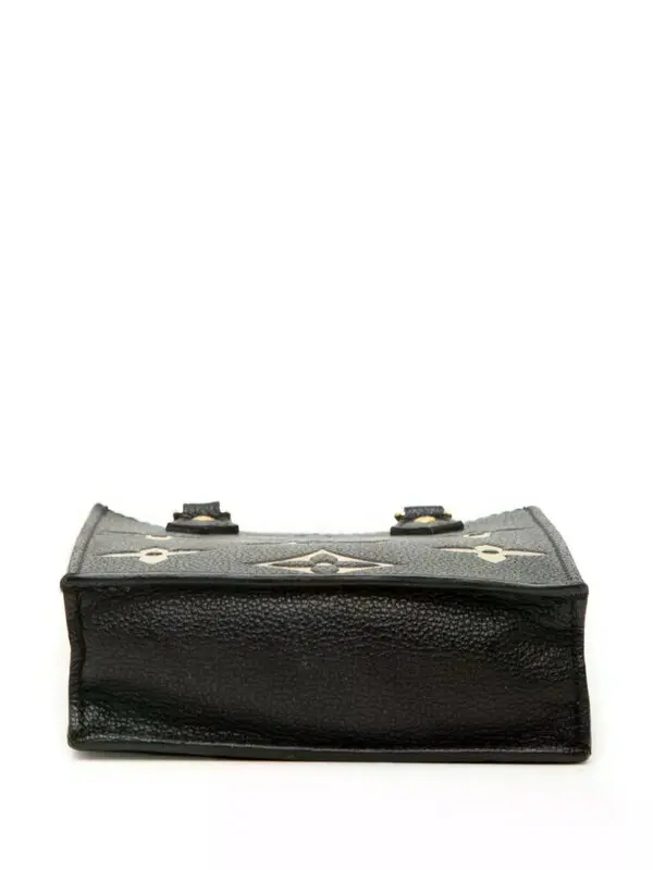 LOUIS VUITTON 2021 Bicolor Monogram Empreinte Petit Sac Plat Satchel