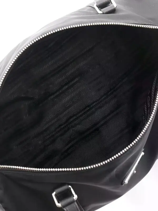Prada 2013-2026 Saffiano Trimmed Tessuto Satchel