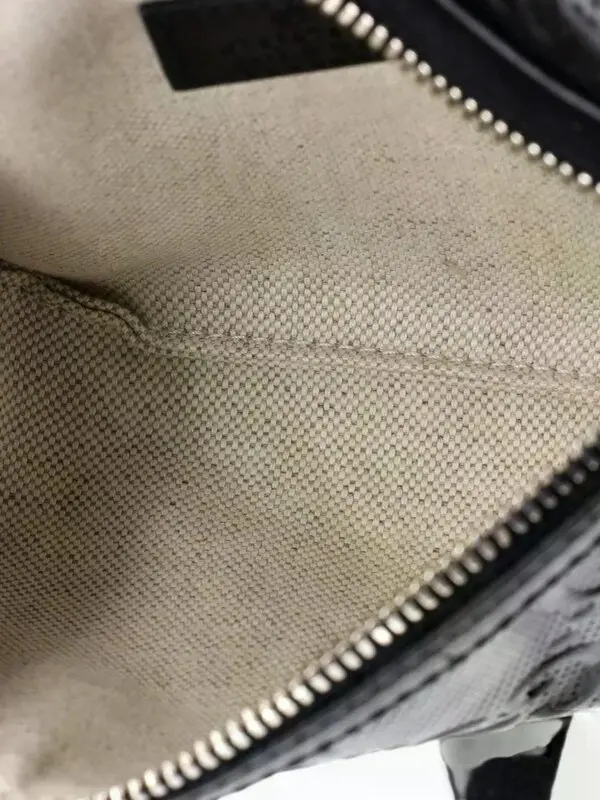 Gucci Gg Embossed Perforated Leather Belt Bag