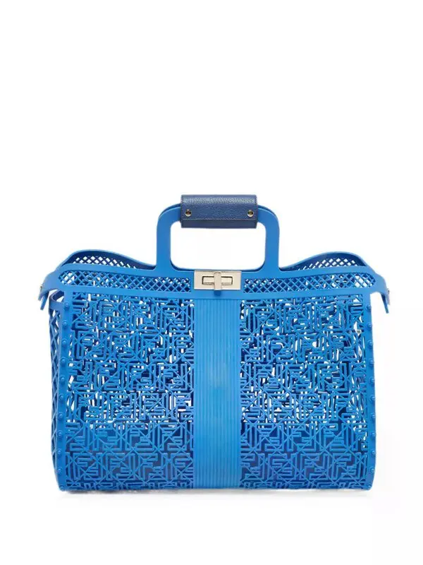 Fendi Open-work Tote Bag