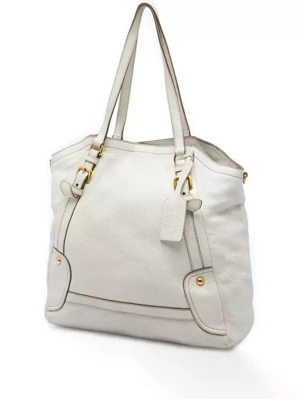 Prada Vitello Daino Convertible Tote Satchel