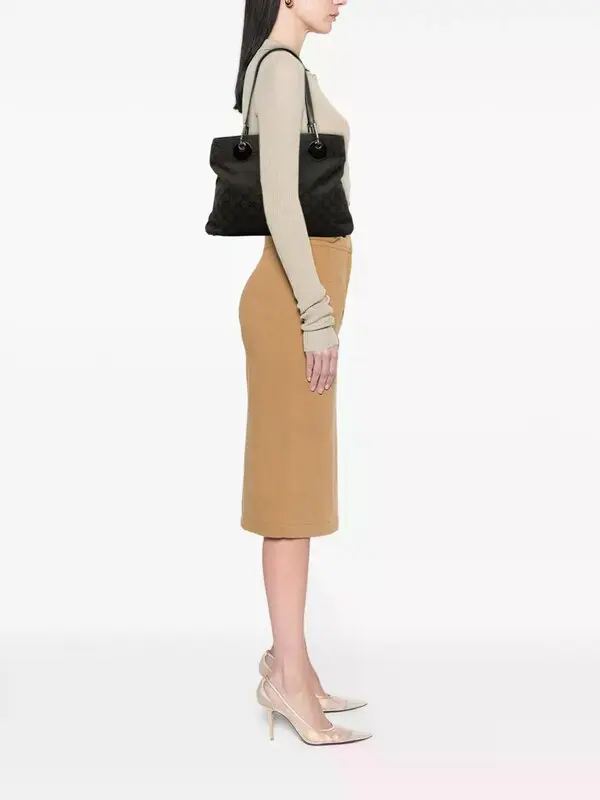 Gucci 2000-2015 Medium Gg Canvas Eclipse Tote Bag