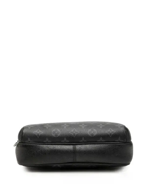 LOUIS VUITTON Monogram Taigarama Messenger Bag - Black