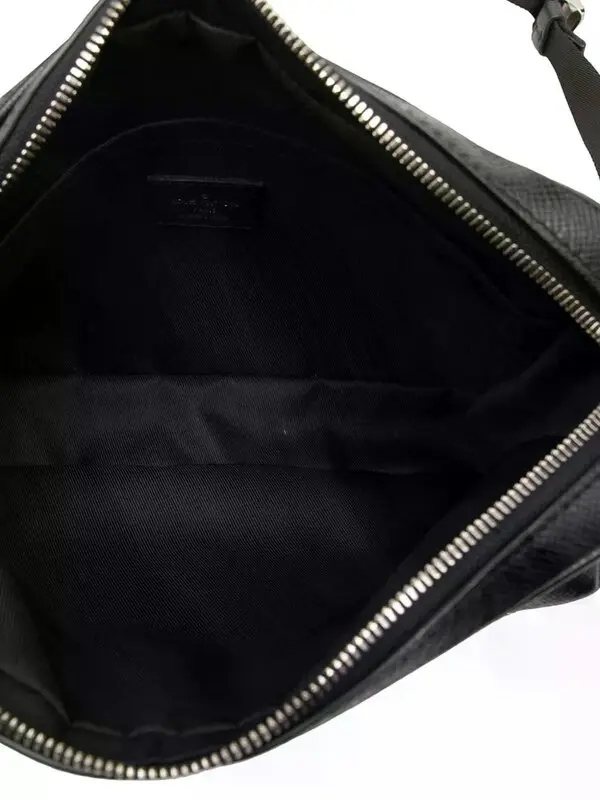 LOUIS VUITTON Monogram Taigarama Messenger Bag - Black