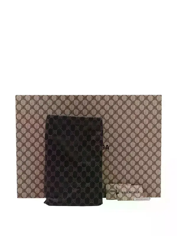 Balenciaga 2015-2026 The Hacker Project Medium Bb Supreme Graffiti Ophidia Tote Bag
